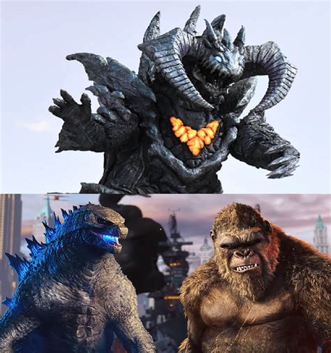 Godzilla And Kong Vs Sphere Geomos By Mnstrfrc On Deviantart