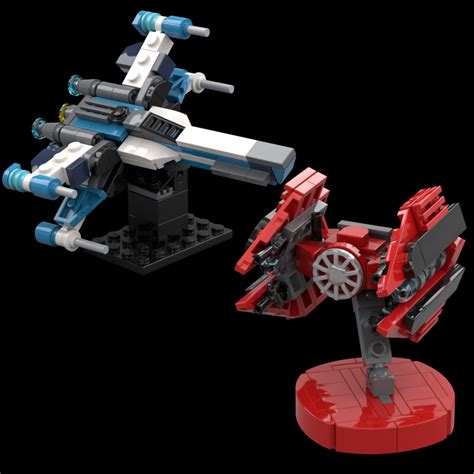 Lego Moc Tie Baron V T 85 X Wing Star Wars Resistance 1 144 Scale