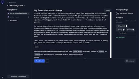 Ai Assisted Prompt Builder 在 Ai 的帮助下，几分钟内将 Llm 集成到您的产品中 搞英语 → 看世界