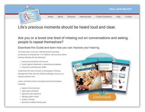 Elkhart Audiology Guide To Better Hearing Spearhead Sales And Marketing