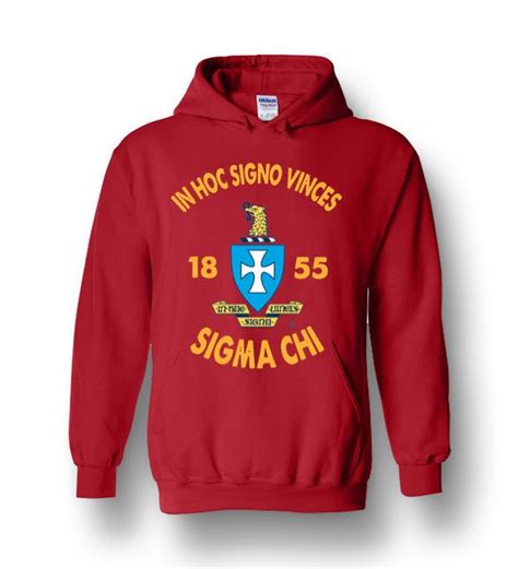 In Hoc Signo Vinces 1855 Sigma Chi Heavy Blend Hoodie