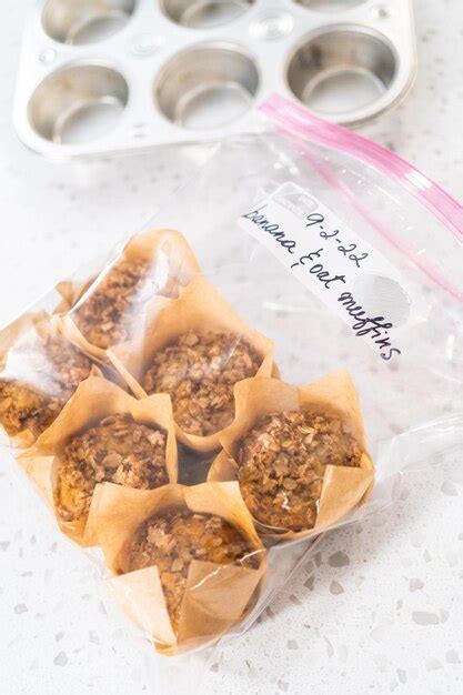 Premium Photo Banana Oatmeal Muffins