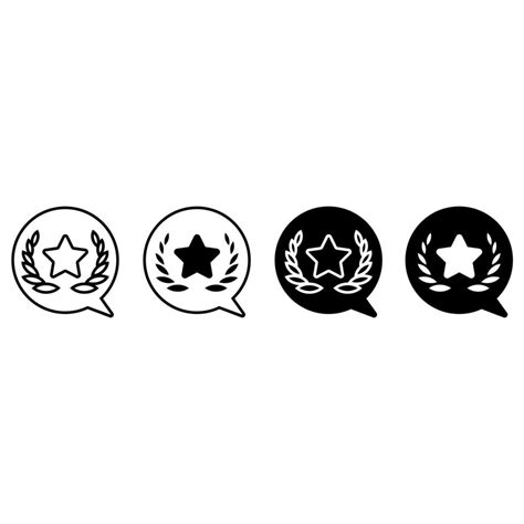 Rating Icon Vector Grade Illustration Sign Review Symbol Comment