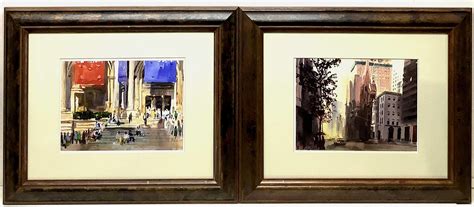 Lot Georgi Dimov Watercolor Prints