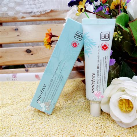 韩国正品innisfree悦诗风吟济州岛香榧抗痘BB霜SPF35 PA 美美韩妆韩国化妆品