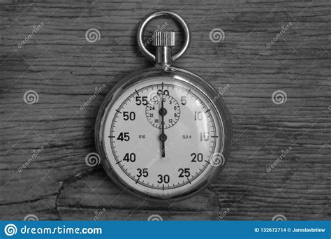 Retro Stopwatch On Rustic Background Royalty Free Stock Photo Cartoondealer