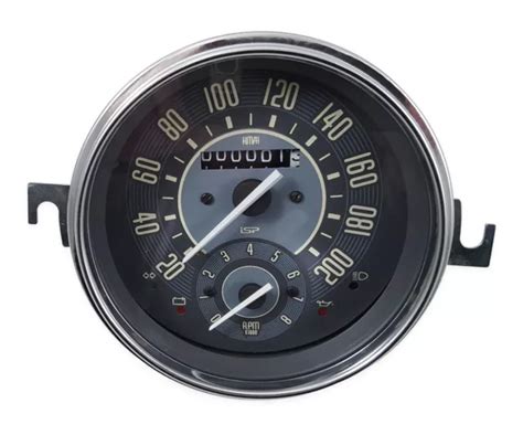 VW KPH SPEEDOMETER TACH COMBO GAUGE ISP West Beetle Bus Ghia 8000rpm