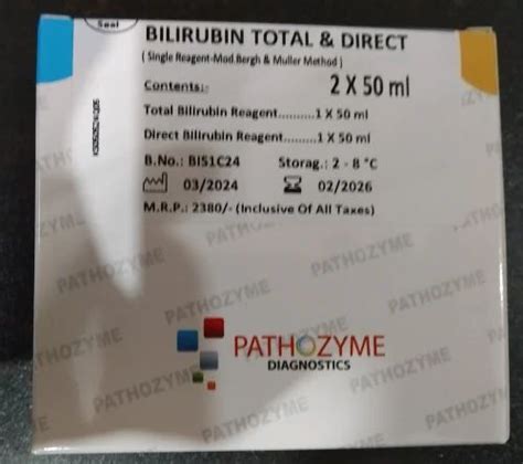 Pathozyme Easy Bilirubin Kit At ₹ 510 Pack In Thiruvananthapuram Id 2854123339830