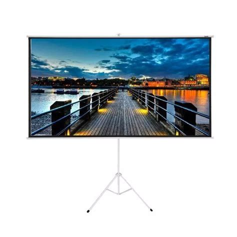 Pantalla Para Proyector Quanta Con Trípode Qttlt120