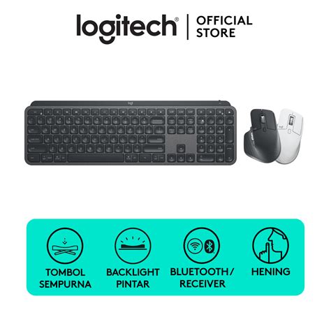 Jual [bundling] Mx Keys Wireless Bluetooth Keyboard X Mx Master 3s Wireless Bluetooth Mouse