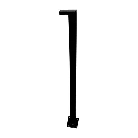 Guardian Aluminium Balustrade End Post H1010mm W135mm D100mm Black Mitre10