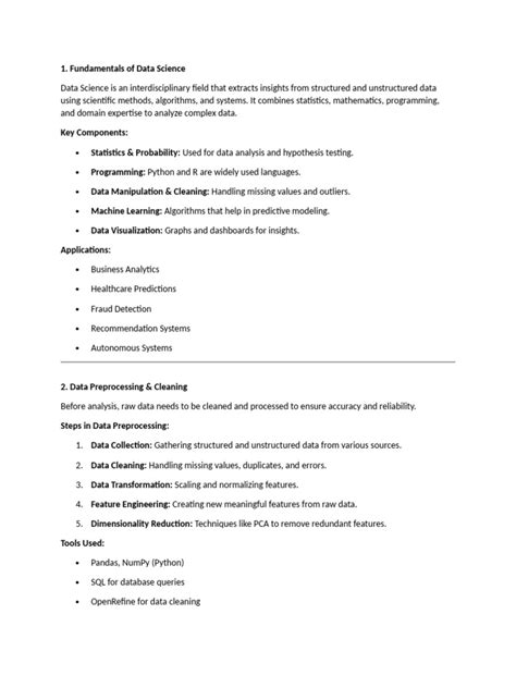 data science pdf machine learning artificial intelligence
