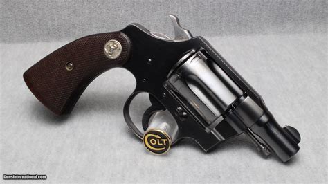 Pre War Colt Detective Special With Archive Letter