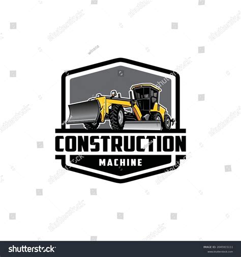 461 Motor Grader Stock Vectors Images And Vector Art Shutterstock