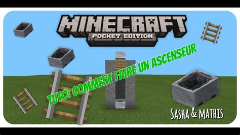 Minecraft TUTO Comment Faire Un Ascenseur Pe YouTube