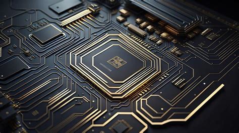 Premium Photo Abstract Technology Circuit Design Of A Computer Board And Processor Created