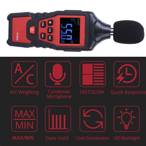 decibel meter st6824 digital sound level meter voi grandado