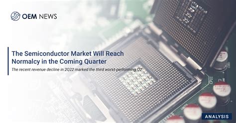 Semiconductor Market Will Reach Normalcy In The Coming Quarter
