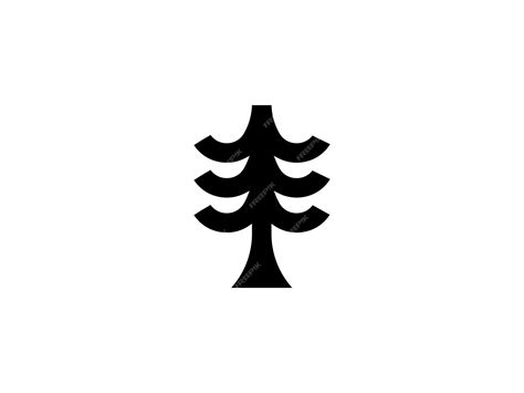 Premium Vector Minimal Pine Tree Line Logo Design