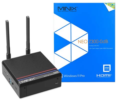 MiniPC Shop eu MiniX Z dB GB SSD GB RAM Intel Core i N Lüfterloser Mini PC