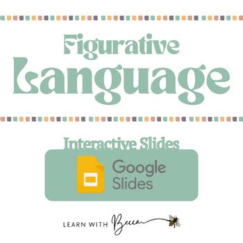 Interactive Figurative Language Slides By Rebecca Matson TPT