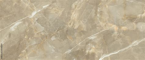 Poster Beige Marble Texture Background With Green Veince Natural