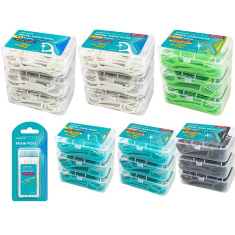 Watsons Dental Floss Picks 50s X 3boxes Round Flat Thread Lazada