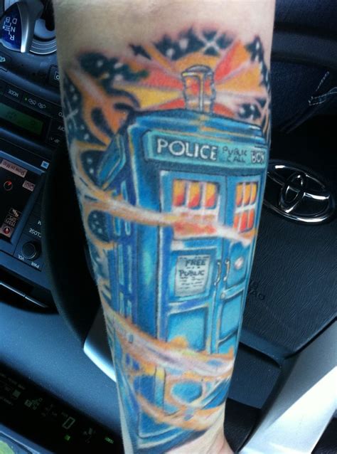 My Tardis Dr Who Tattoo Must Have More Dr Who Tattoo Tardis