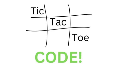 Coding Tic Tac Toe Project 1 Youtube
