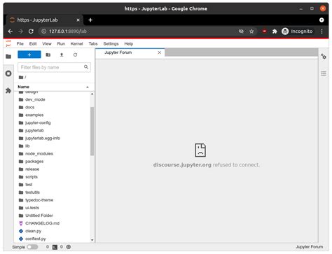 Jupyter Forum Discourse Does Not Open Correctly In 3 1 0 A12 Issue