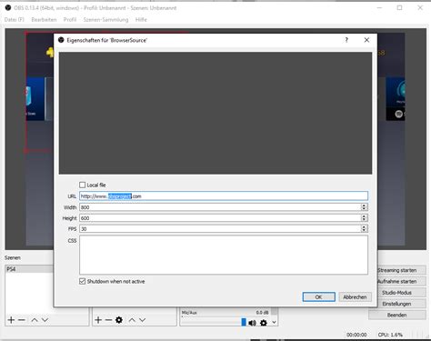 Bug Report Problem With Browsersource Obs Forums