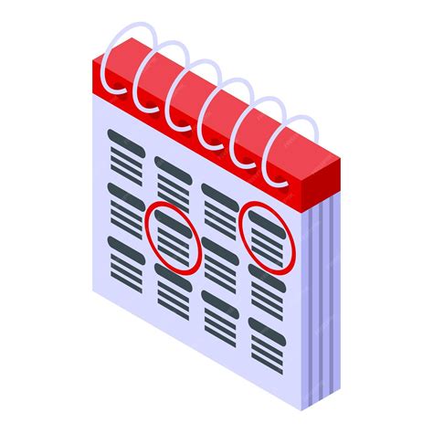 Premium Vector Calendar Assignment Icon Isometric Of Calendar