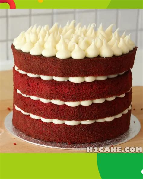 Red Velvet Sponge Cake H2Cake