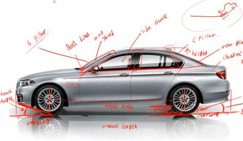 자동차 디자인 기초 이론 라인드로우