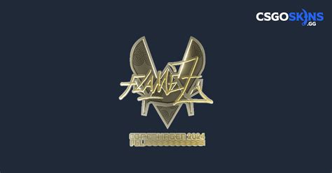 Sticker Flamez Gold Copenhagen 2024 Csgoskinsgg