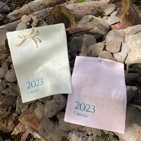9 Factory 2023 핸드메이드 패브릭 캘린더 디자인 감성달력 인테리어소품