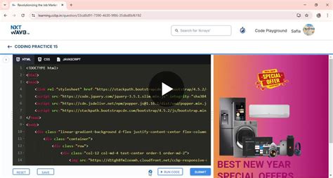 30daysofcode Nxtwave Coding Programming Ccbp Frontenddevelopment Safla M