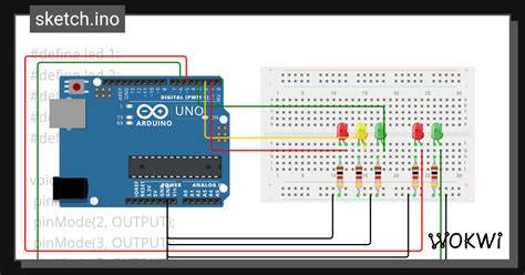 exercício 3 wokwi esp32 stm32 arduino simulator