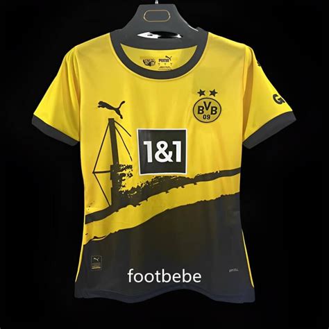 Maillot Dortmund Femme 2023 2024 Domicile Footbebe