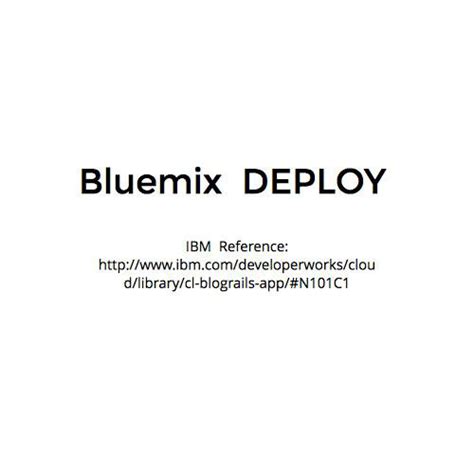 Bluemix Deploy Test