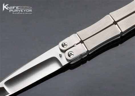 Reese Weiland Custon Knife Butterfly Bamboo Tanto Balisong With T Latch