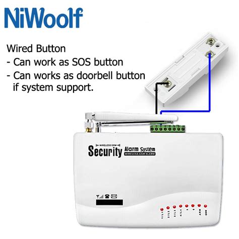 2 Pcs Wired Panic Button For Home Alarm System Wir Grandado