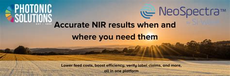 Accurate Nir Results When And Where You Need Them