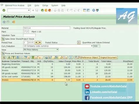 Agalal Sap S4hana Movingaveragecost Saptraining Sapconfiguration Abdullah Galal 🏅