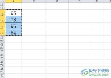Excel数据怎么从列转置到行？ Excel把一列变成一行的方法 极光下载站