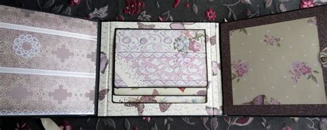 Scrapbooking Mini álbum Armario Trifold Wallet