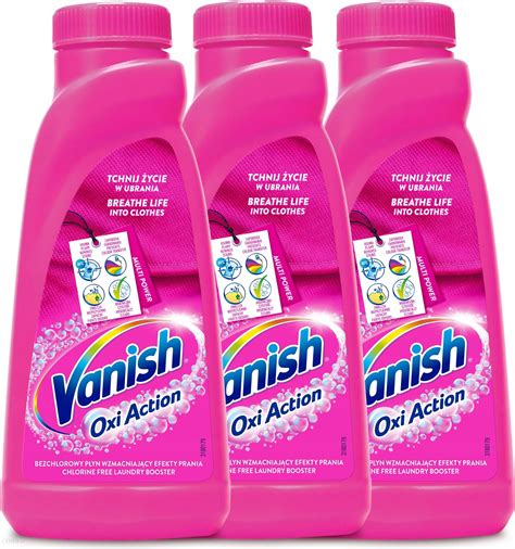 Vanish Oxi Action Odplamiacz kolor biel 3x500ml - Opinie i atrakcyjne ...