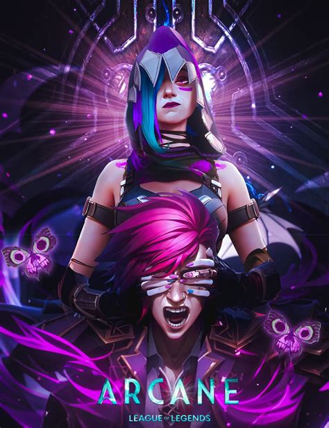 ArtStation Arcane Season 2 Poster In 2024 League Of Legends Poster Jinx League Of Legends
