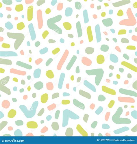 Cute Geometric Seamless Pattern Stock Vector Illustration Of Geometric Bright 106527553