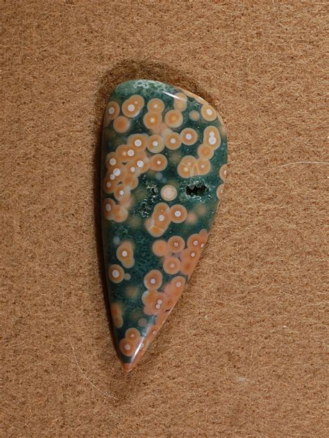 Ocean Jasper Cabochon Vein 12 Designer Cabochons Handmade By